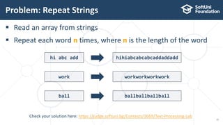 13. Java text processing | PPT