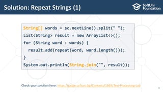 13. Java text processing | PPT