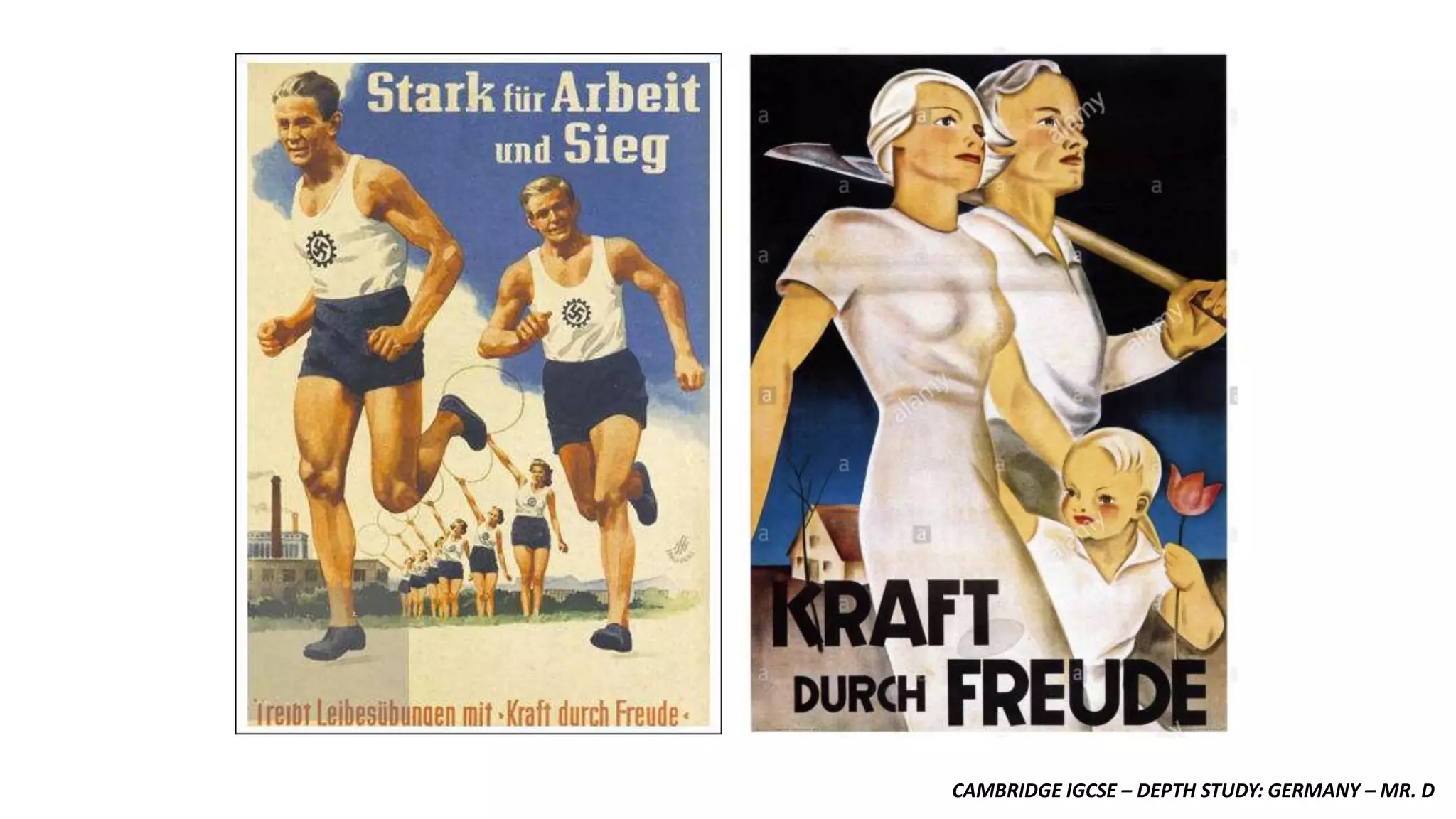 HISTORY IGCSE CONTENT - 20TH CENTURY OPTION - DEPTH STUDY GERMANY: THE ...