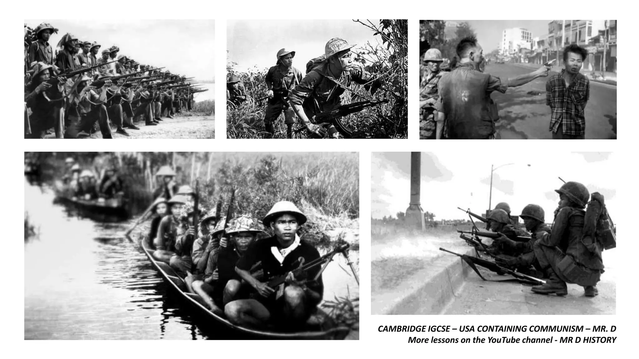 HISTORY IGCSE CONTENT - 20TH CENTURY OPTION - USA CONTAINING COMMUNISM ...