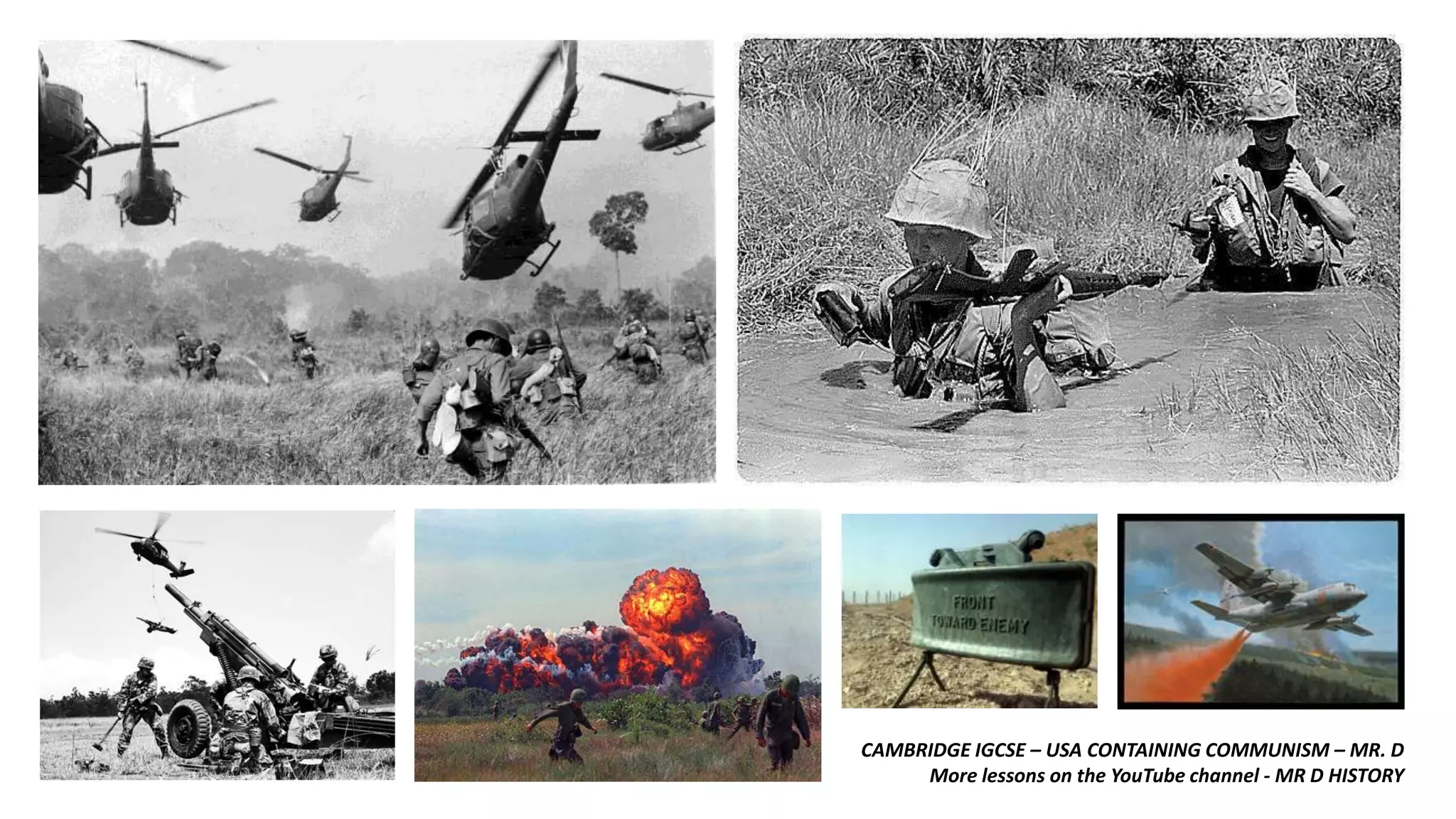 HISTORY IGCSE CONTENT - 20TH CENTURY OPTION - USA CONTAINING COMMUNISM ...