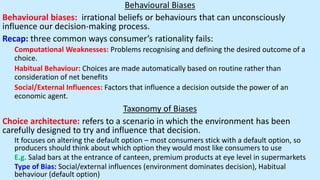 Behavioural Economics | PPTX