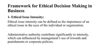 08. making ethical decisions in business | PPTX