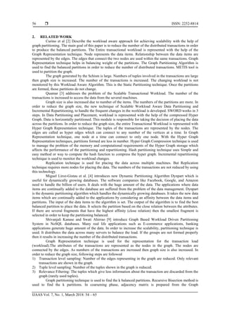 Workload Aware Incremental Repartitioning of NoSQL for Online Transactional Processing ...