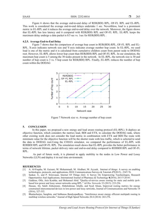Energy and Load Aware Routing Protocol for Internet of Things | PDF