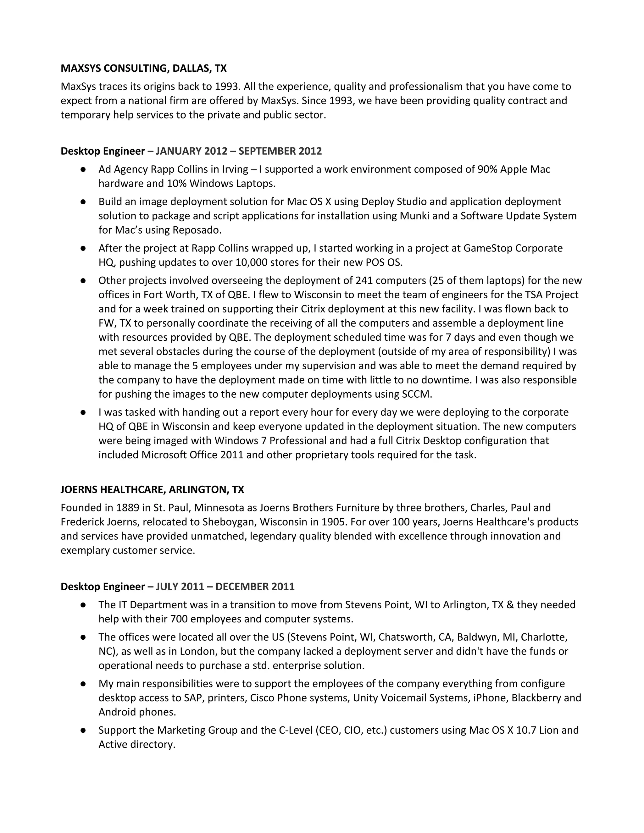 Gilbert Palau Resume | PDF