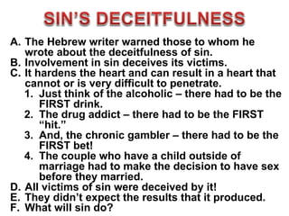 what sin will do | PPTX