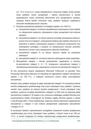 08. test prywatnego wierzyciela kb | PDF | Free Download