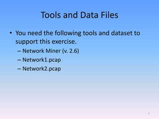08.03.03.00 Network Forensics - PCAP.pptx | Computer Networking | Computing