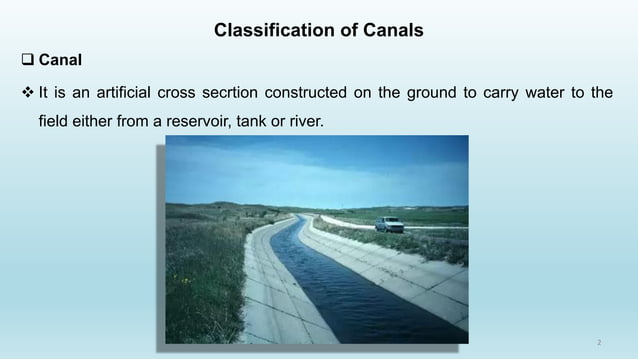 08. Classification of Canals.pdf | Geology | Science