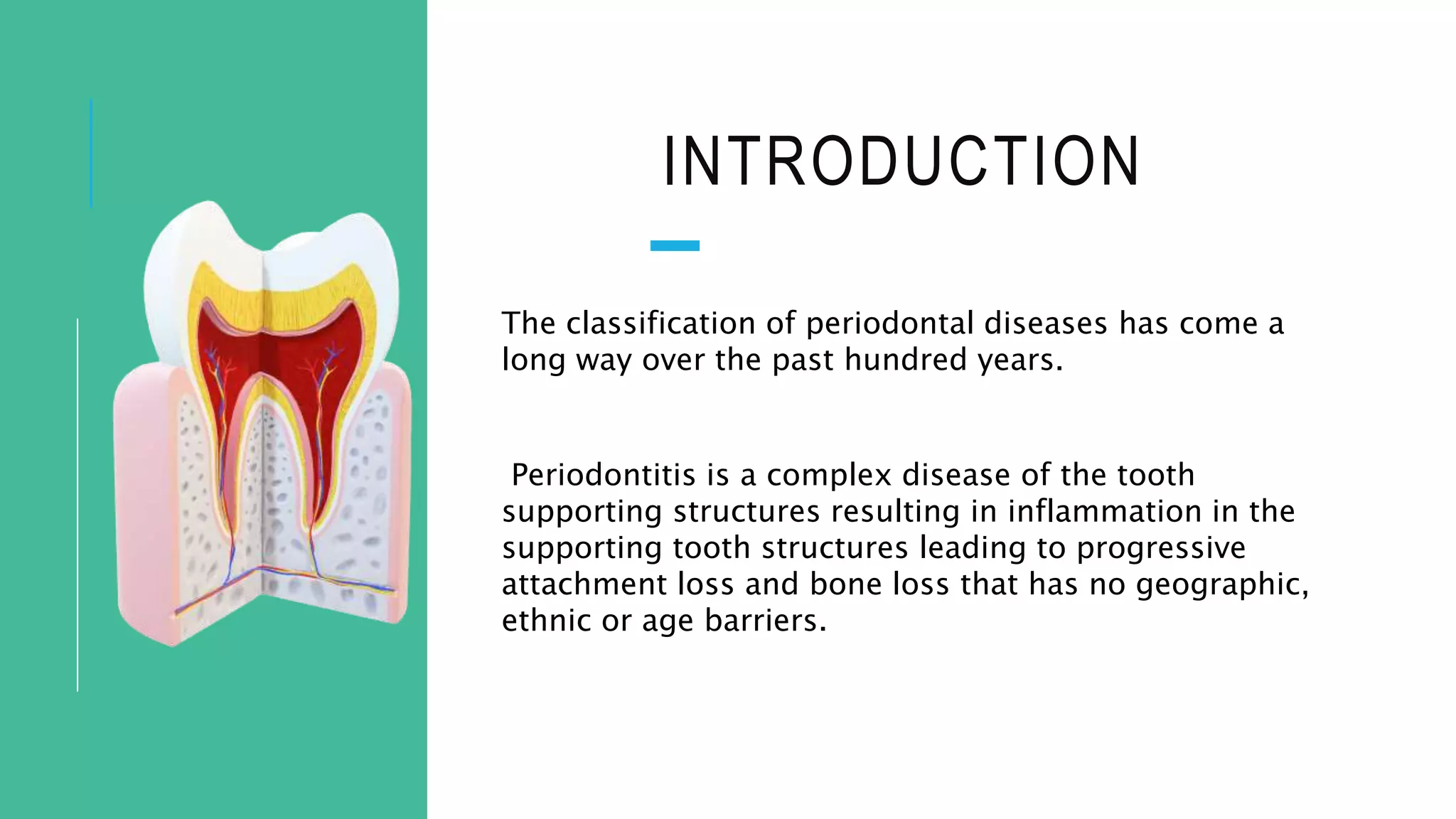 classification of periodontal diseases | PPTX