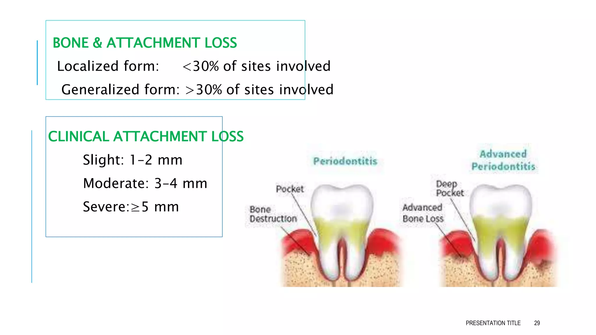 classification of periodontal diseases | PPTX