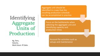08.1 Aggregate Planning in SC. and scope pptx | PPT