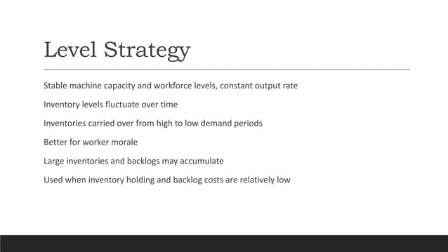 08.1 Aggregate Planning in SC. and scope pptx | PPT