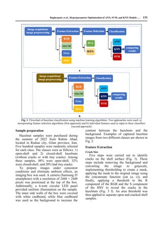 Hyperparameter Optimization of ANN, SVM, and KNN Models for Classification of Hazelnuts Images ...