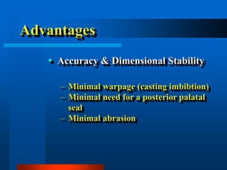 Denture Bases used in complete dentures. | PPT