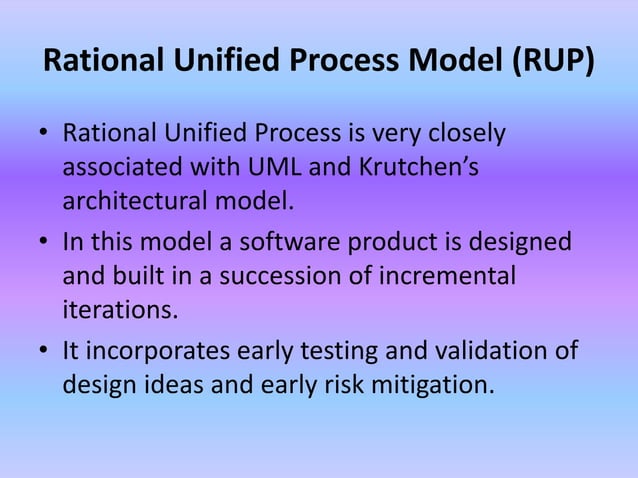 08 Topic No 04 Object Oriented Lifecycle Modelspptx 