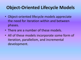 08. Topic No 04 Object-Oriented Lifecycle Models.pptx | Free Download