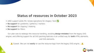 Status of the Layer-Based SVG Engine in WebKit | PDF