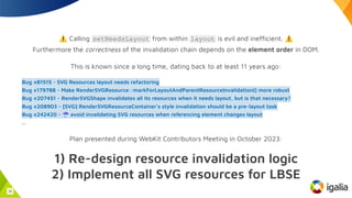 Status of the Layer-Based SVG Engine in WebKit | PPT