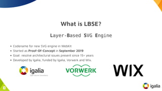Status of the Layer-Based SVG Engine in WebKit | PPT
