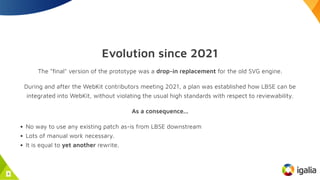 Status of the Layer-Based SVG Engine in WebKit | PPT