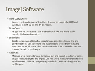 Introduction to imageJ image analysis new | PPTX | Photo Editing Software | Computer Software ...