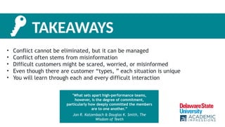 Assisting with Difficult Customers at work | PPTX