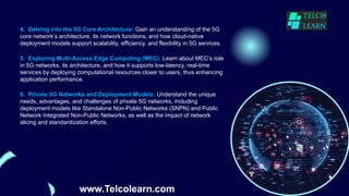5G Edge Computing Training by TelcoLearn | MEC | PPT