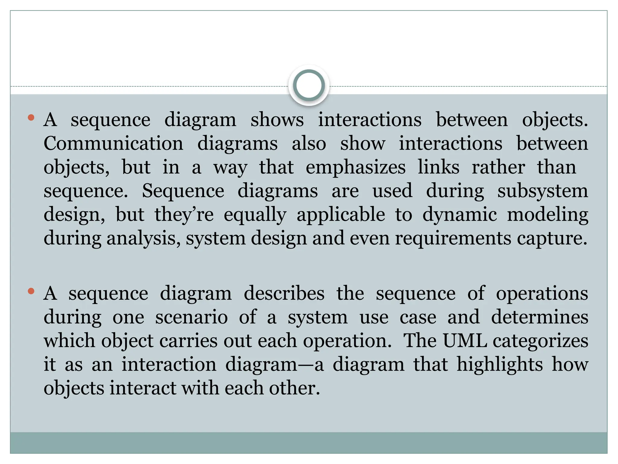 08.Sequence Diagrams.pptx in cS to describe | PPTX