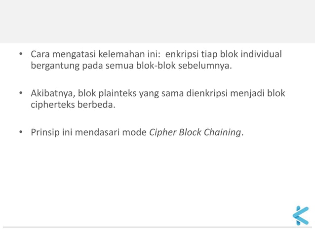 Kriptografi - Block Cipher dan CBC | PDF