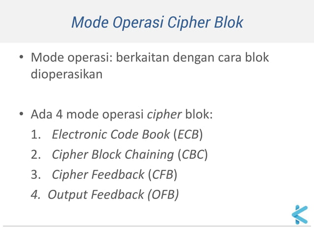 Kriptografi - Block Cipher dan CBC | PDF