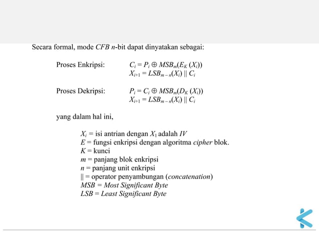 Kriptografi - Cipher Feedback | PDF