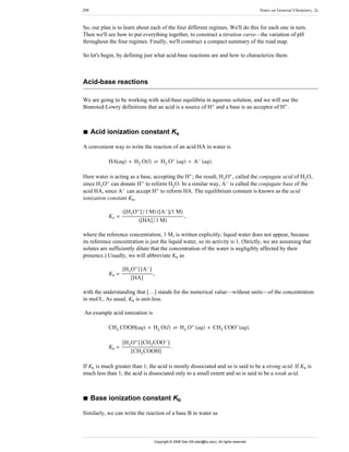 08 acid base equilibria | PDF