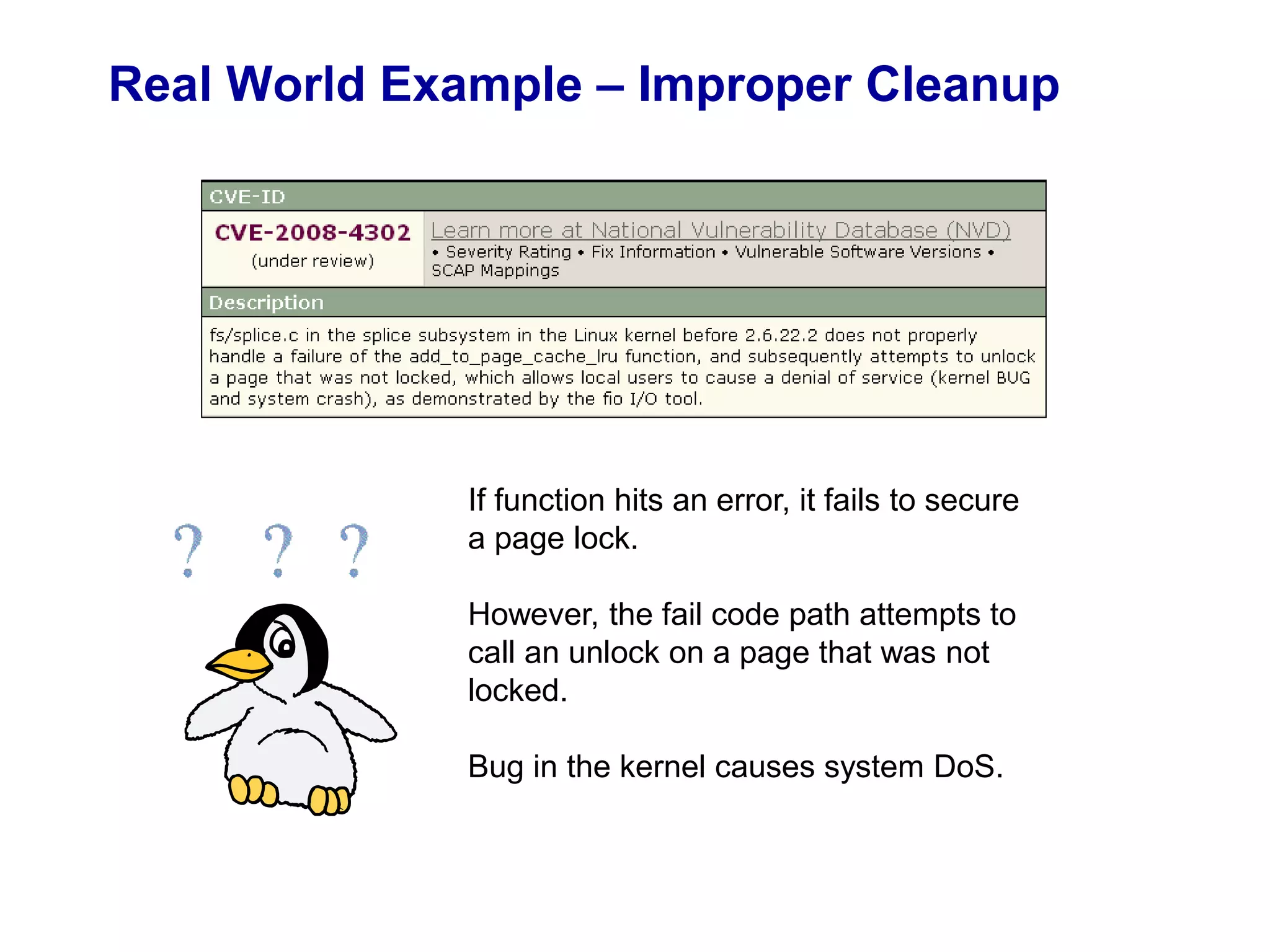 08 application security fundamentals - part 2 - security mechanisms - error handling | PPTX