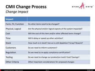 ARAS - change management | PPTX