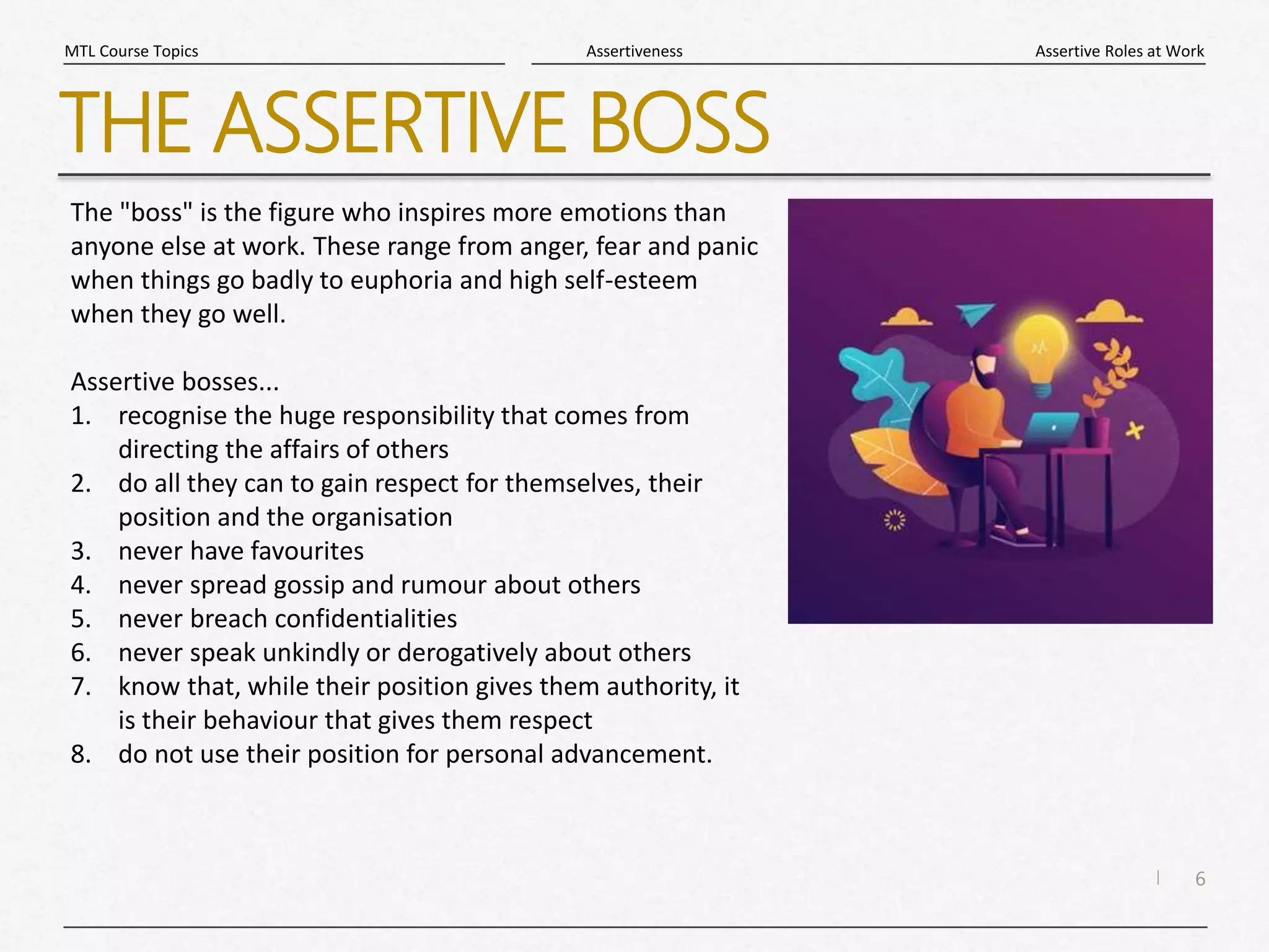 Assertive Roles at Work | PPTX