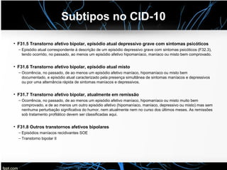 Transtorno bipolar e transtornos relacionados | ODP