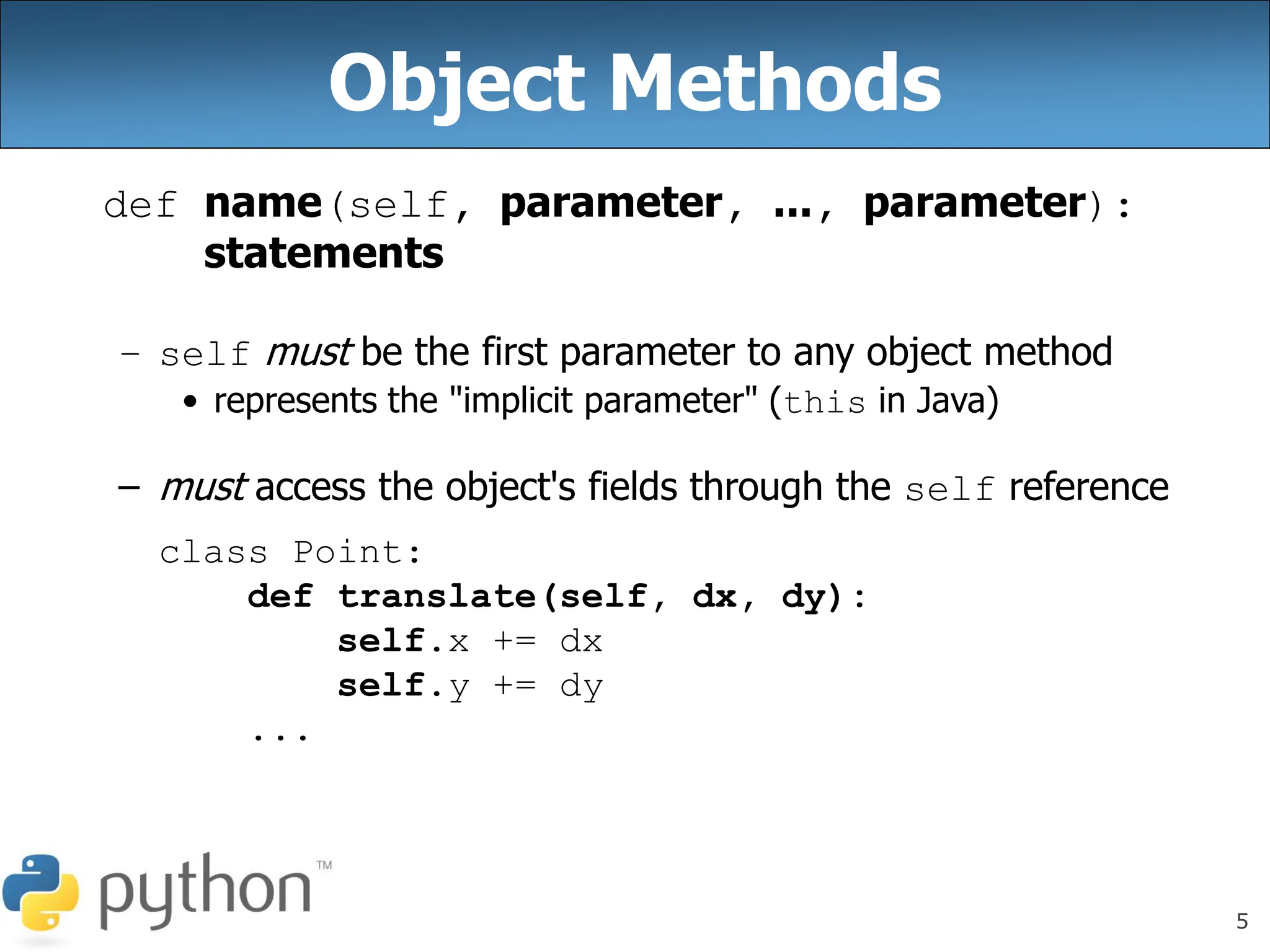 Python - Classes and Objects, Inheritance | PPT Python - Classes and Objects, Inheritance | PPT