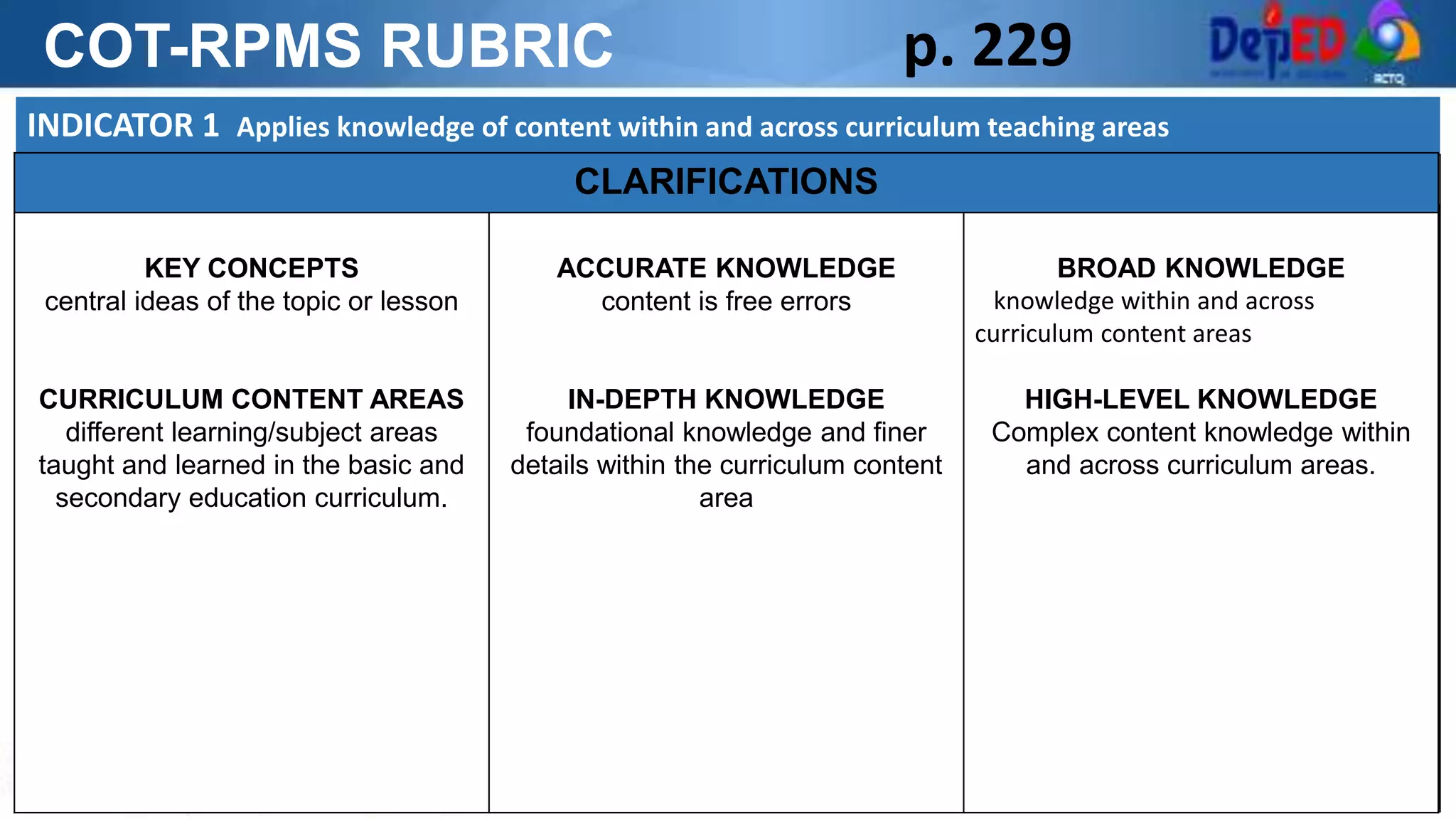 cot in rpms forms | PPTX