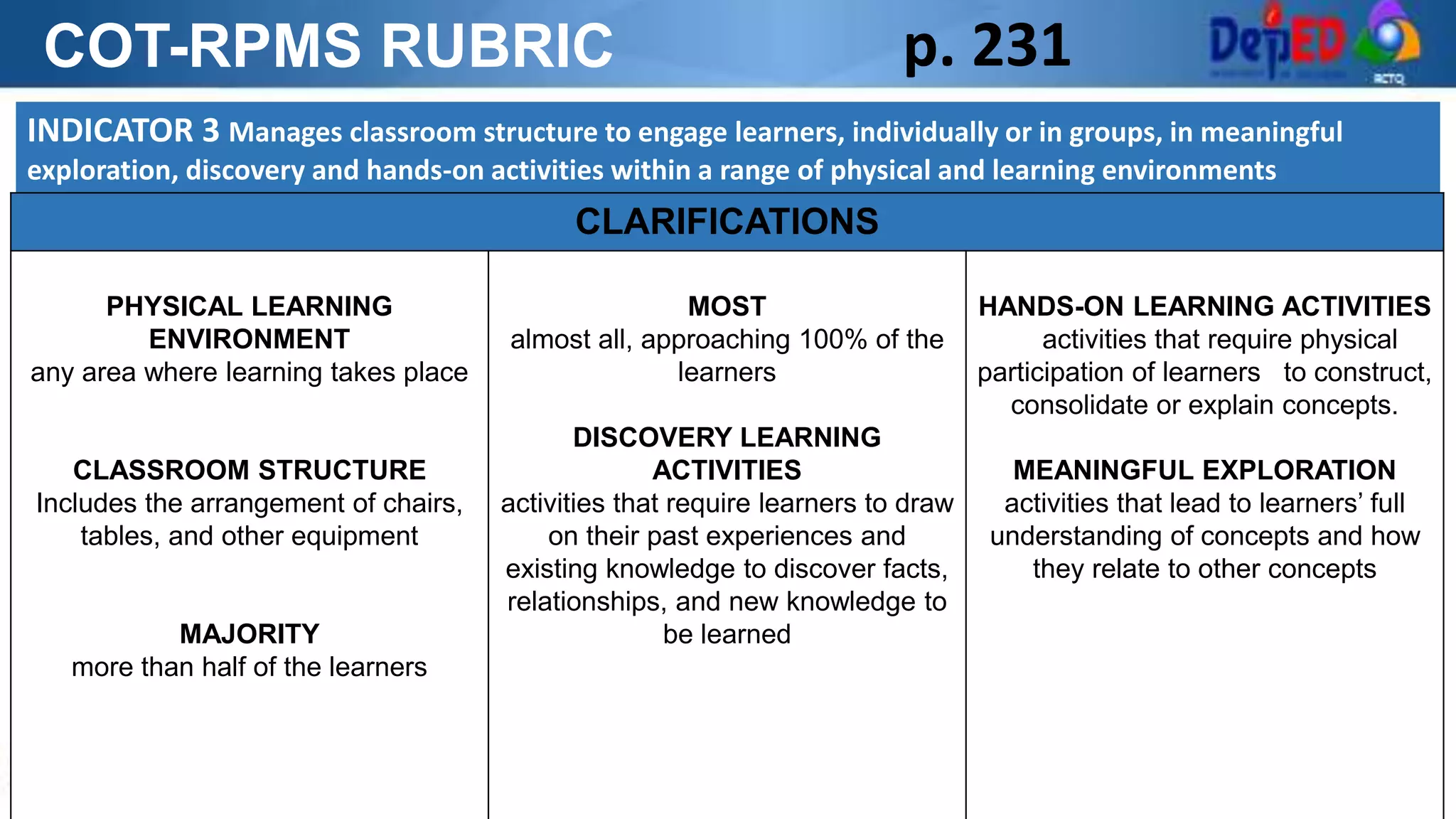 cot in rpms forms | PPTX