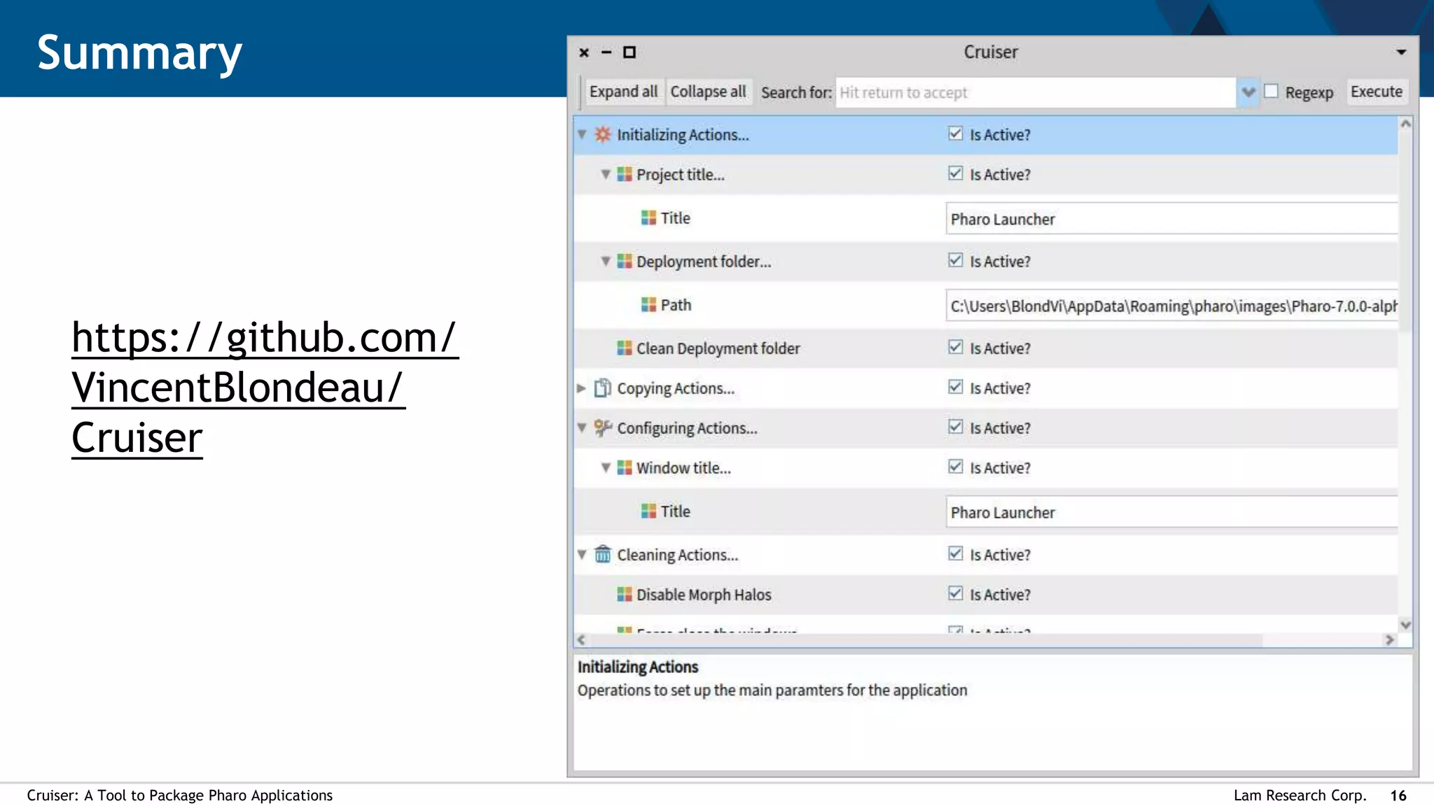 Cruiser: A Tool to Package Pharo Applications | PPTX | Computer Software and Applications ...