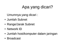 Dasar Subnetting IPv4 | ODP