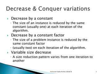 08 decrease and conquer spring 15 | PPTX