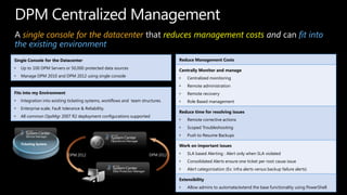System Center Data Protection Manager 2012 Overview | PPT