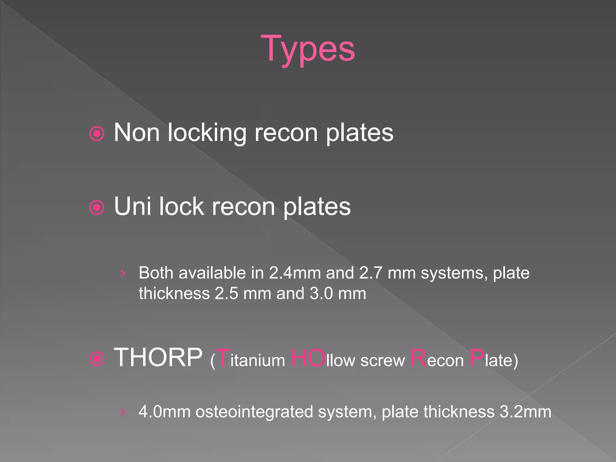 osteosynthesis materials and systems | PPTX