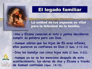 08 Elcana Y Ana | PPT