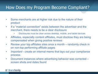 FTC Disclosures: What You Need to Know | PPT