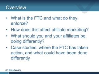 FTC Disclosures: What You Need to Know | PPT