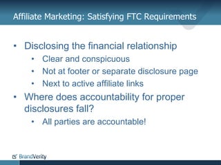 FTC Disclosures: What You Need to Know | PPT